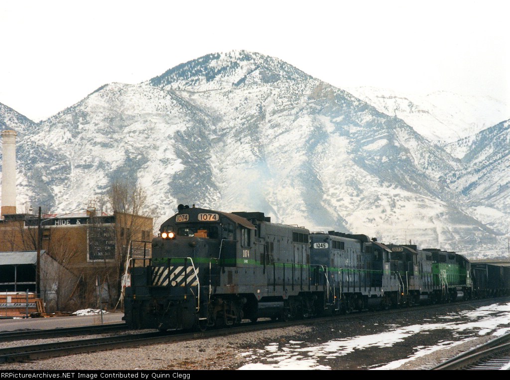 GWRX 1074/1045/1073/BN 2163 Provo, Utah, December 27, 1997.